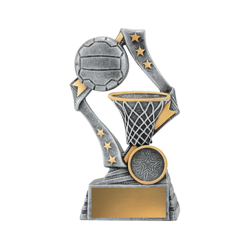 Flag Netball Theme Trophy – THE TROPHY CORNER